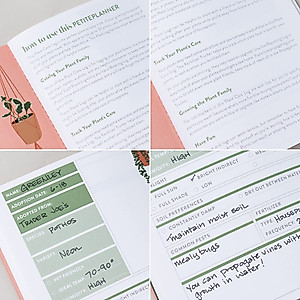 Erin Condren Plant Log Journal Petite Planner. Water and Fertilization Tracker, Propagation Logs, Notes Sections and More. For Indoor and Outdoor Plant Care. Portable Petite Planner