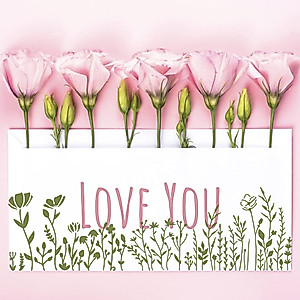 Wild Flower Stencils for Painting on Wood,Cherry Blossom Vine Stencils Reusable Drawing Stencil for Painting on Wood, Canvas, Furniture, DIY