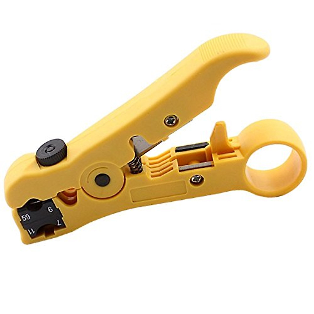 Pack 2pcs Universal Cable Wire Stripper Cutter Stripping Tool for Flat or Round UTP Cat5 Cat6 Wire Coax Coaxial