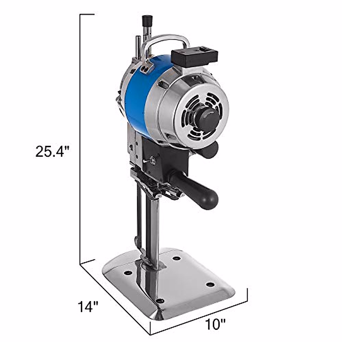Mophorn Fabric Cutting Machine 8 inch High Speed Straight Knife Cloth Cutting Machine 750W Industrial Fabric Cutting Machine with Automatic Knife Sharpen(8 inch)