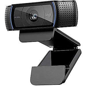 Logitech Webcam C920S HD Pro with Privacy Shutter - 1080p Streaming Widescreen Video Camera - Built in Microphone for Recording