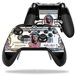 MightySkins Skin Compatible with Microsoft Xbox One Elite Controller - Monroe Currency | Protective, Durable, and Unique Vinyl wrap Cover | Easy to Apply, Remove, and Change Styles | Made in The USA