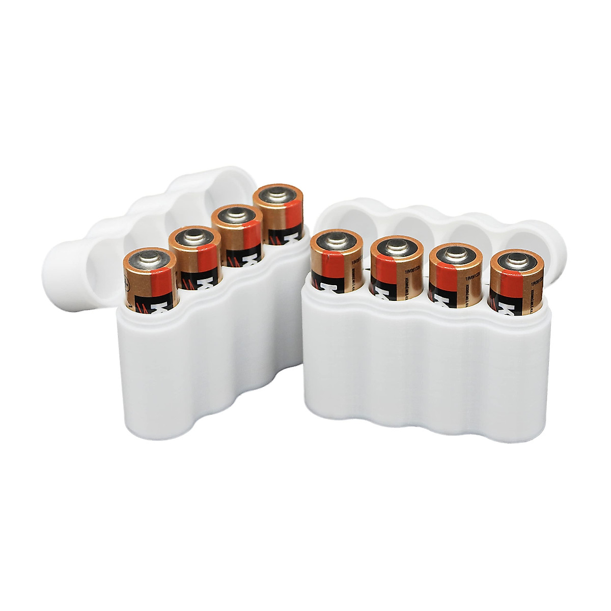 Protect Your Power - Slimline AA Battery Case, Soft Durable Material - Pack of 2 (Holds 4 Batteries)