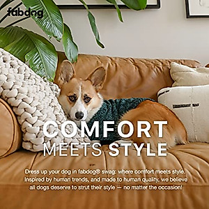 fabdog Dog Shirt - Funny T-Shirt for Dog - Quality Pet Apparel & Accessories | Cute Dog Clothes The Whole Family Will Love - Shirts for All Breeds |Feed Me and Tell Me Am Pretty 18"