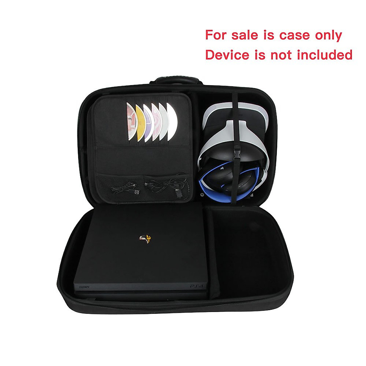 Hermitshell Hard EVA Travel Case Fits Sony PlayStation VR Launch Bundle & PS4 Pro
