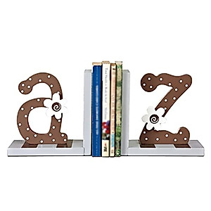 Book Ends Alphabet Shaped Wooden Bookends American Creativity Book Ends Support Holder Desk Stands Bookend Home Office Stationery Bookends