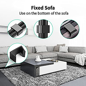 8 PCS Outdoor Furniture Clips, Sofa Wicker Sectional Patio Furniture Clips, Wicker Chair Fastener, Wicker Furniture Clamps Connectors, Connect Sectional Module Outdoor Couch Patio Furniture