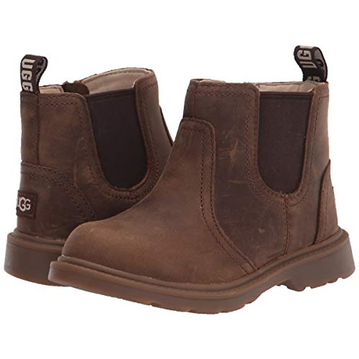 UGG K Bolden Weather Boot, Walnut, Size 3