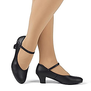 Theatricals Womens Baby Louis 1.5" Character Shoes Caramel 08.0M T3100