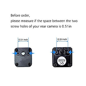 Pixelman Rear Camera License Plate Mount,Rear View Camera Mount Only,Reverse Cam Holder,Dash Cam Rearrview Camera License Plate Bracket,Back Up Camera Accessories