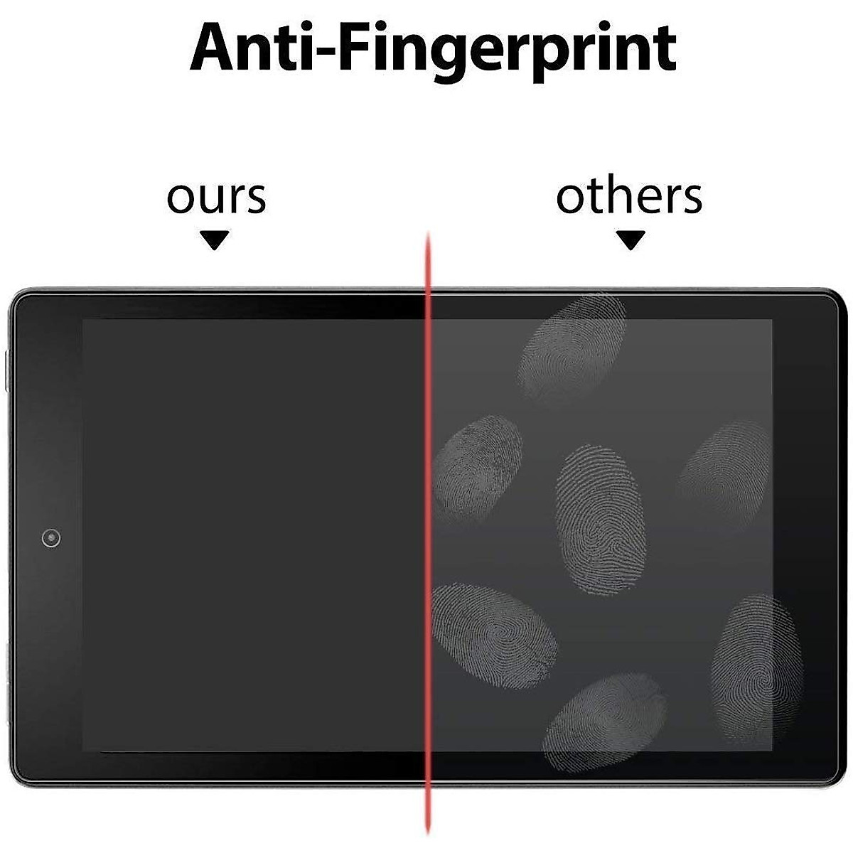 TiKeDa [3-Pack Screen Protector for Amazon Kindle Fire HD 8 (2018/2017/2016 Release) Hard Tempered Glass/HD/9H Hardness High Definition Clear-Not Fit Fire HD 8 2020