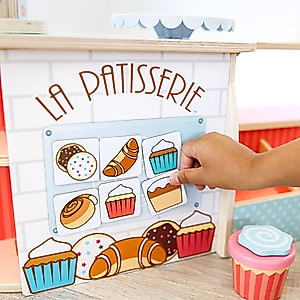 Melissa & Doug Wooden La Patisserie Bakery (39 Pieces) - FSC Certified