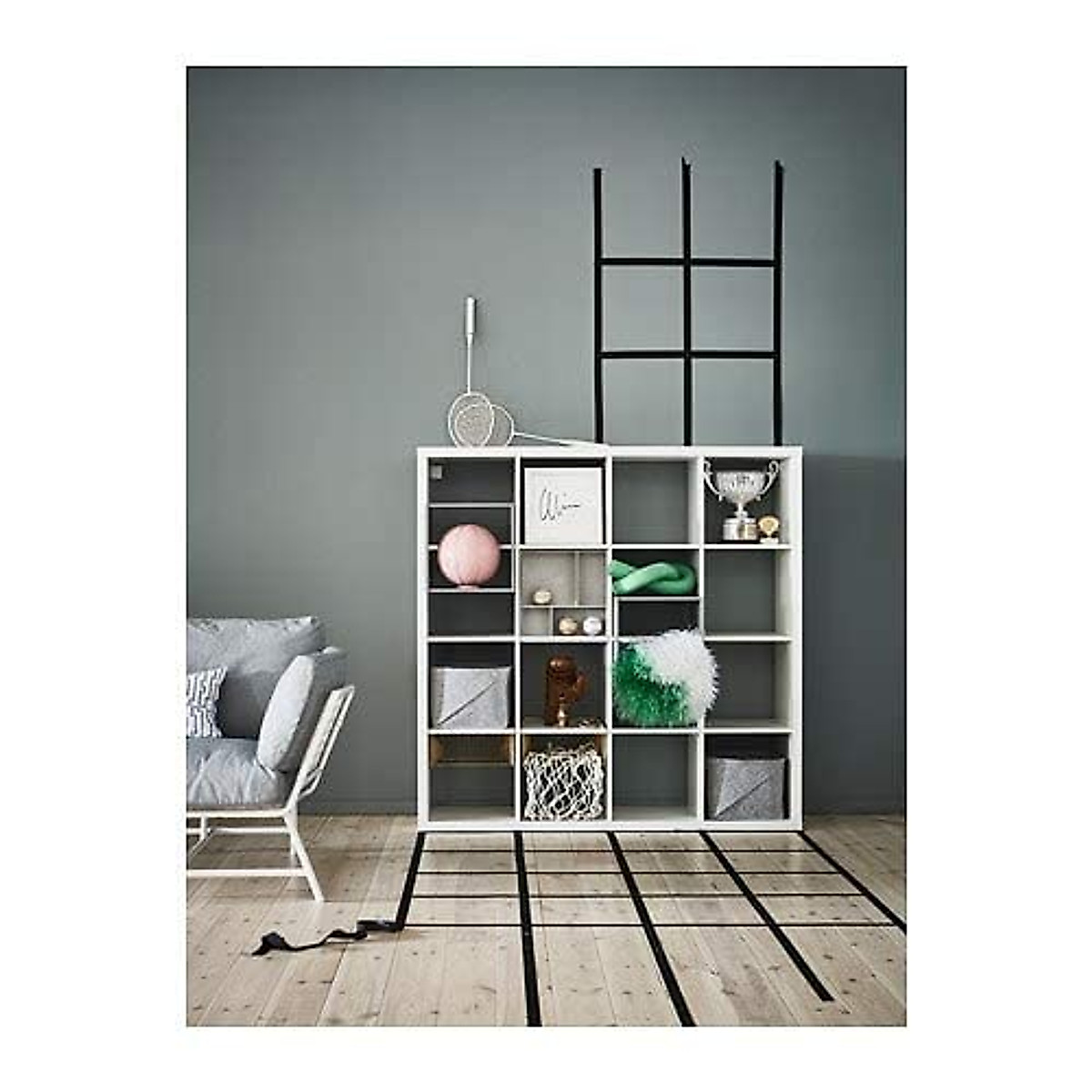 Ikea ' New KALLAX Shelf Unit White, 57 7/8x57 7/8"