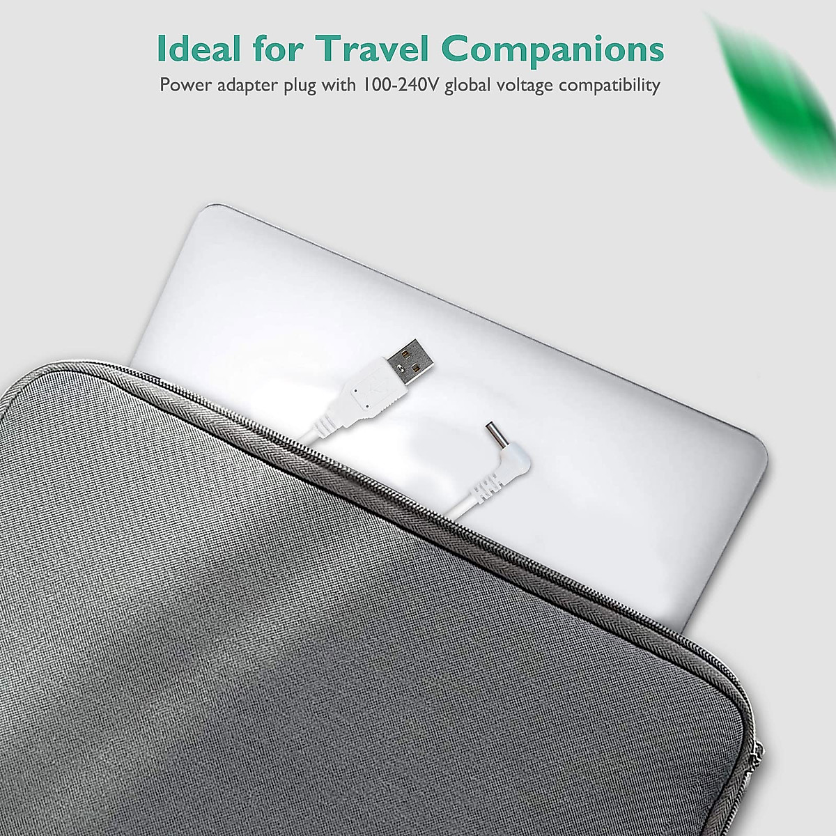 Lnauy Moon Lamp Charger Compatible with BRIGHTWORLD Moon Lamp Kids Night Light Galaxy Lamp Charging Cord Power Supply Adapter Round Port