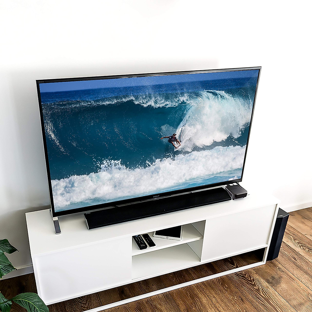 Nyrius Aries Pro+ Wireless HDMI Video Transmitter & Receiver to Stream 1080p Video up to 165ft from Laptop, PC, Cable Box, Game Console, DSLR Camera to a TV, Projector - 2 Pack