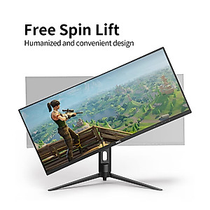 HKC 34 inch 4K（3440x1440P) Ultrawide 144Hz WQHD 21:9 Curved Gaming Monitor AMD FreeSync PIP Display 3 year warranty
