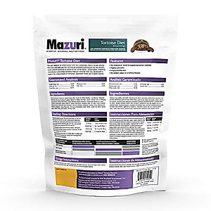 Mazuri | Tortoise Diet | 1.25 Pound (1.25 LB) Bag