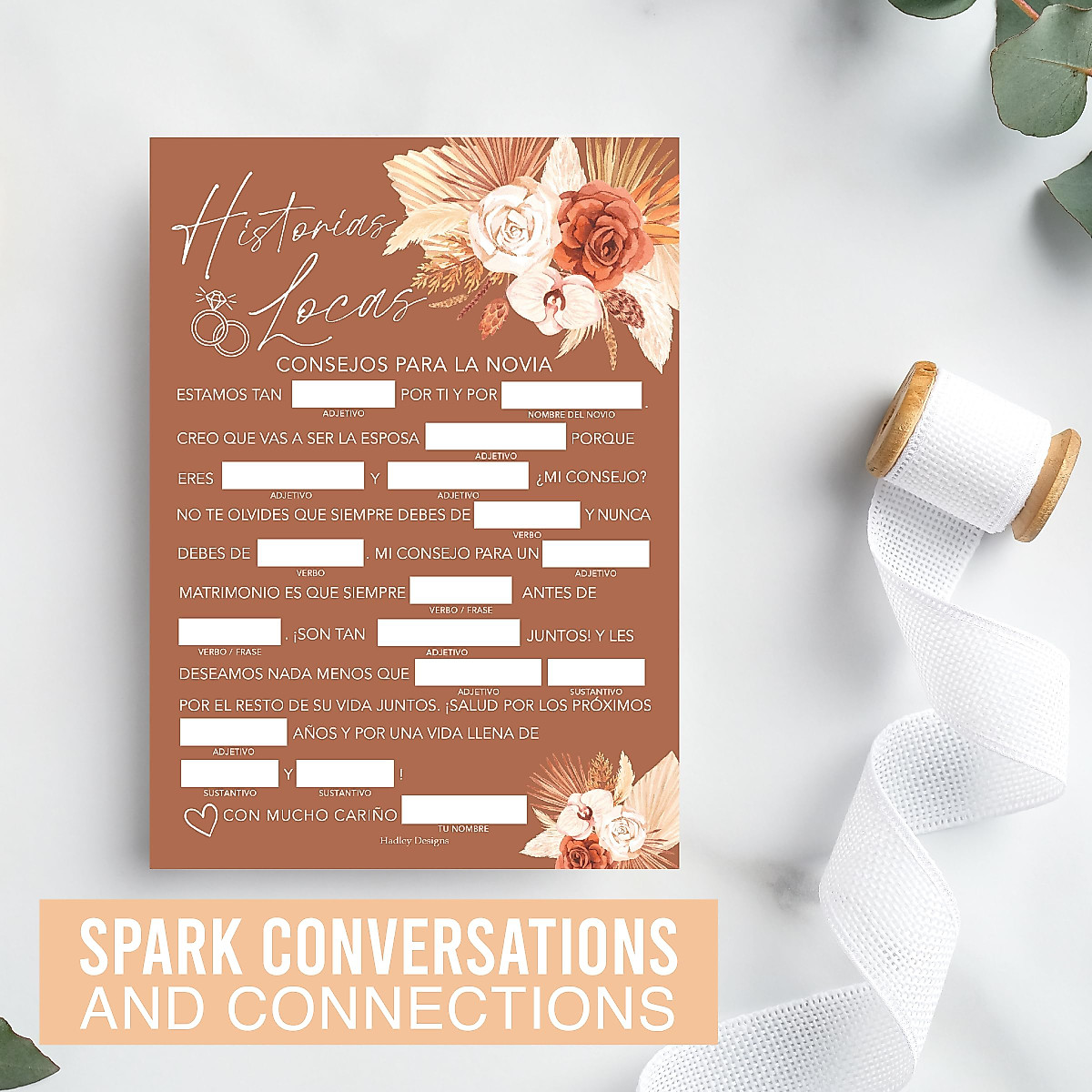 Boho Spanish Bridal Shower Games 20 Guests - Juegos Para Despedida De Soltera En Español, Wedding Shower Games, Hilarious Bridal Shower Games, Popular Bridal Shower Games Spanish Edition