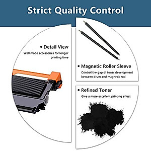 MIRHO Compatible Toner Cartridge Replacement for Brother TN-450 TN 450 TN420 TN-420, Toner Cartridge for Brother HL-2270DW MFC-7360 MFC-7460DN DCP-7060D Printer, 2600 Page Yield(Black, 2-Pack)