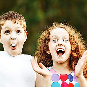 Fake Teeth Vampire Teeth Gnarly Teeth Gag Teeth Ugly Teeth Joke Teeth Denture Funny Teeth Costume for April Fool‘s Day Party Favors, 24 Pieces (Blood Style, Classic Style)