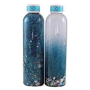 Calming Bottle - Pool Party Blue - 8oz (Fidget/Time-Out Bottle)