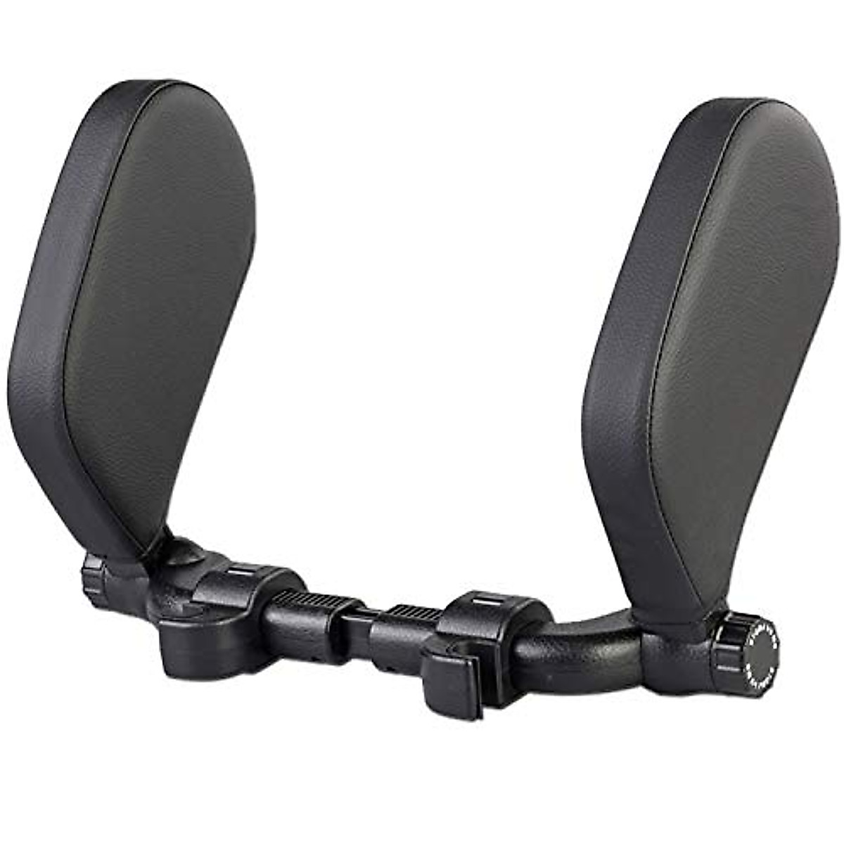 JZCreater Car Headrest Pillow, 360° Adjustable Sleeping Headrest for Car Seat, U Shape Head Neck Support Rest Pillows for Kids Adults Travel, Black