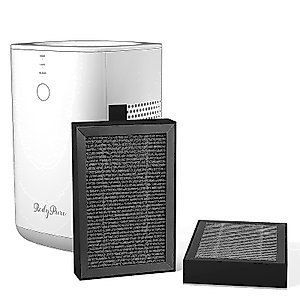 Combo Pack of RedyPure JR6 Desktop Air Purifier and Replacement Filters, H13 True HEPA, and Activated Carbon Air Filters