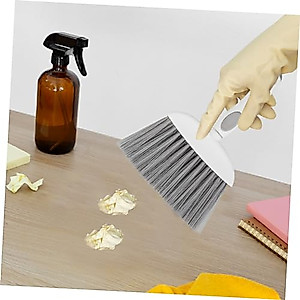 Zerodeko 1 Set Mini Broom Dustpan Car Broom Table Whisk Broom Desktop Broom Car Detail Brush Computer Keyboard Broom Small Broom Brush Cleaning Brushes for Household Use Detailing Brush Pp