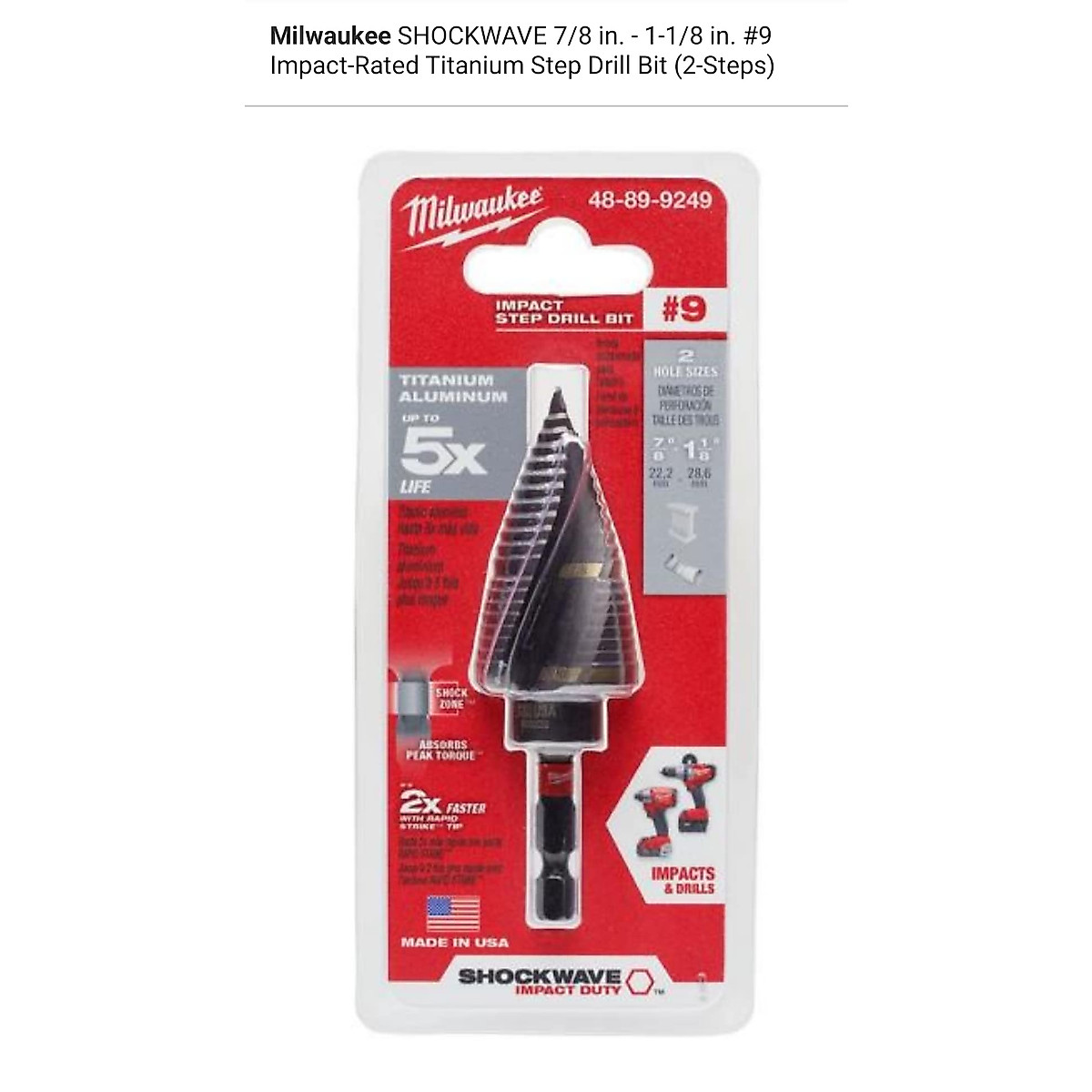 MILWAUKEE SHOCKWAVE Impact Duty St