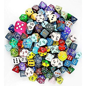 Quarter (1/4) Pound of Dice RPG Chessex Game Dice d4, d6, d8, d12, d20 Rare Dice