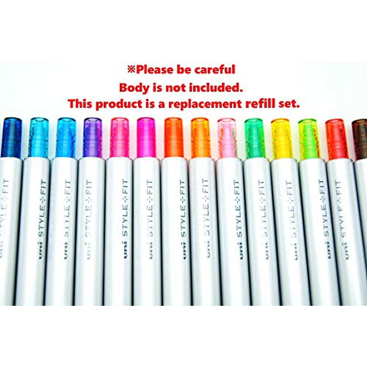 Signo Gel Ink Refills for Style Fit Gel Multi Pen 0.38mm 10 Color Ink, Sticky Notes Value Set