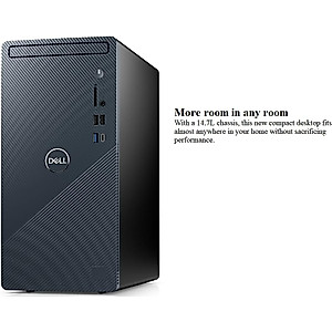 DELL 2023 Inspiron 3020 Tower Desktop Business Computer, 13th Gen Intel Core i7-13700, 64GB RAM, 2TB SSD, Intel UHD 770 Graphics, Bluetooth, WiFi, USB 3.1, Windows 11 Pro - Mist Blue