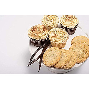 16 oz Pure Vanilla Extract - 100% Real Vanilla Extract - Made from Grade B Vanilla Beans - For Cooking, Drinks & Desserts - 100% Vegan, Sugar Free & Kosher - Non-GMO & Gluten-Free - Native Vanilla