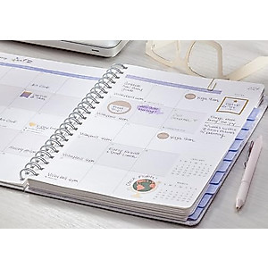 Southworth Planner (January 2024-December 2024), 8.5" x 11", Coral Bouquets, Premium 28#/105 gsm Paper, Large Twin Wire (91056)