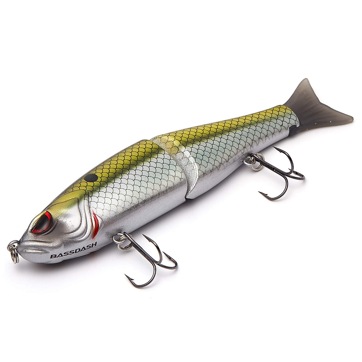 Bassdash SwimShad Glide Baits Jointed Swimbait Bass Pike Salmon Trout Muskie Fishing Lure