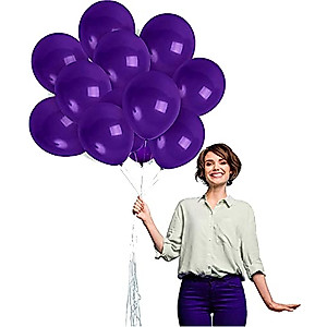 Graduation Party Decorations 2023 Purple Grad Purple Silver Black Balloons 30Pcs Women Birthday Decorations 2023 Purple NYU Graduation Party Supplies