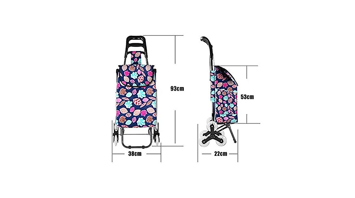 Multi-Function Shopping Trolley for Seniors - 35 Kg Capacity