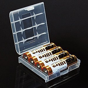 TheLovelyBird 4PCS of AA/AAA 4 Cell Battery Case/Holder