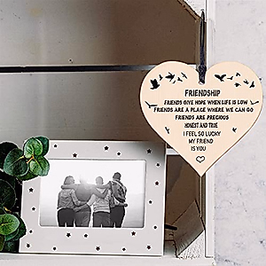 Birthday Gifts for Women Friendship Funny Relationship Gifts Unique Inspirational Personalized Small Plaques Under 10 Dollars Presents for Men Women Her Female BFF Girls