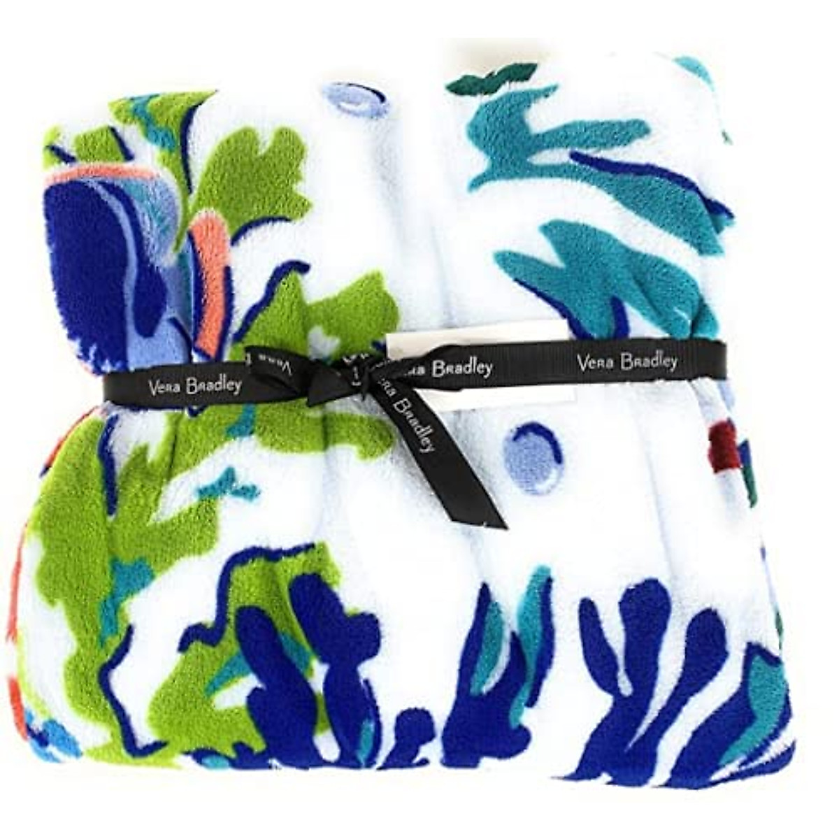 Vera Bradley Throw Blanket Seascape Turtles Sea Life 50 x 80 Fleece