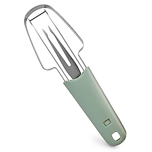 Watermelon Fork Slicer Cutter,3-in-1 Watermelon Cutter Slicer Tool, Stainless Steel Watermelon Popsicle Cutter Tool,Melon Cutter Knife Portability Fruit Fork for Camping Kitchen Gadgets