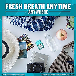 Listerine Cool Mint Pocketpaks Breath Strips Kills Bad Breath Germs, 24-Strip Pack, 3 Pack