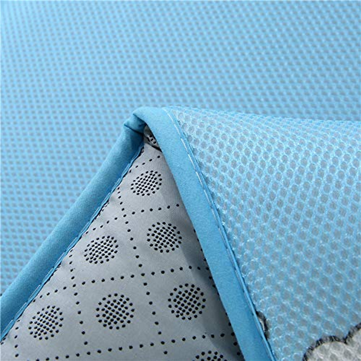 WJH Super Soft Mattress Topper, Japanese Tatami Floor Mat, Breathable Futon Mattress Travel Sleeping Pad -G 150x220cm(59x87inch)