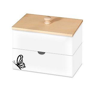 Dryer Sheet Dispenser package with Laundry Bag , Dryer Sheet Container with Basket for Dirty Clothes for Laundry Organization , white Acrylic Dryer Sheet Dispenser Box , Dryer Sheet Holder, DSD001