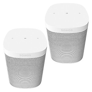Sonos Two Room Set One SL - The Powerful Microphone-Free Speaker for Music and More - White