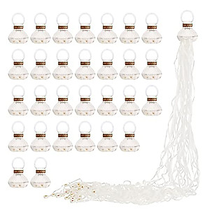 No Mess White Throw Streamers for Birthday Party, Wedding Reception, Grand Opening (30 Pack)