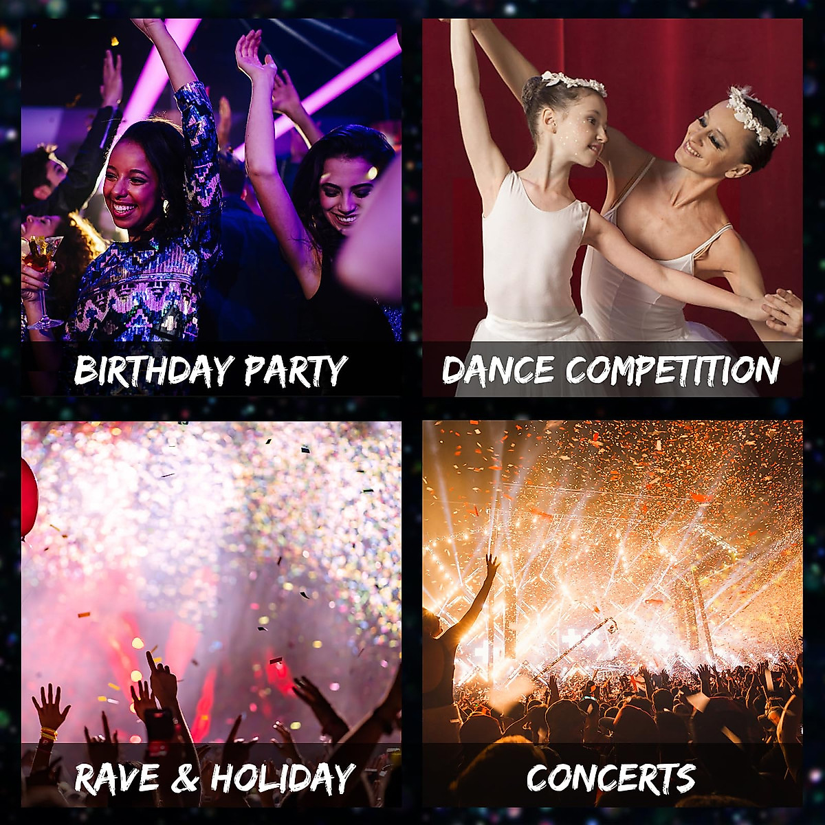 LATIBELL Body Glitter Spray, Glitter Spray for Hair and Body Face Clothes Nails, Body Shimmer Spray Make up for Festival Rave Accessories- with 0.35 oz Replacement & 0.176 oz Priming Cream (Silver)