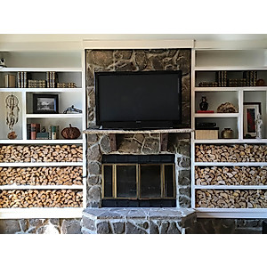 Wilson Birch Split Firewood - Seasoned Natural Kiln Dried Fireplace, Fire Pit, Bonfire Logs (Regular)