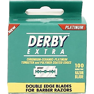 Double Edge Safety Razor Blades - Pack of 100 Blades