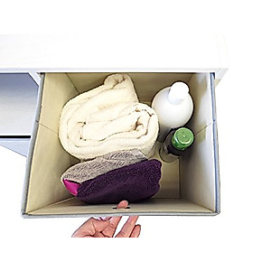 Proman Products ST16721 Fabric Bin, Beige